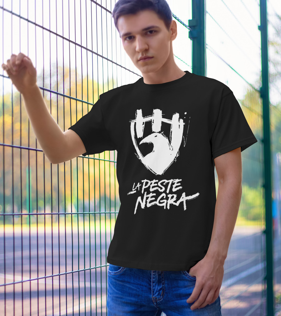 Club De Cuervos La Peste Negra Logo Shield T-Shirt