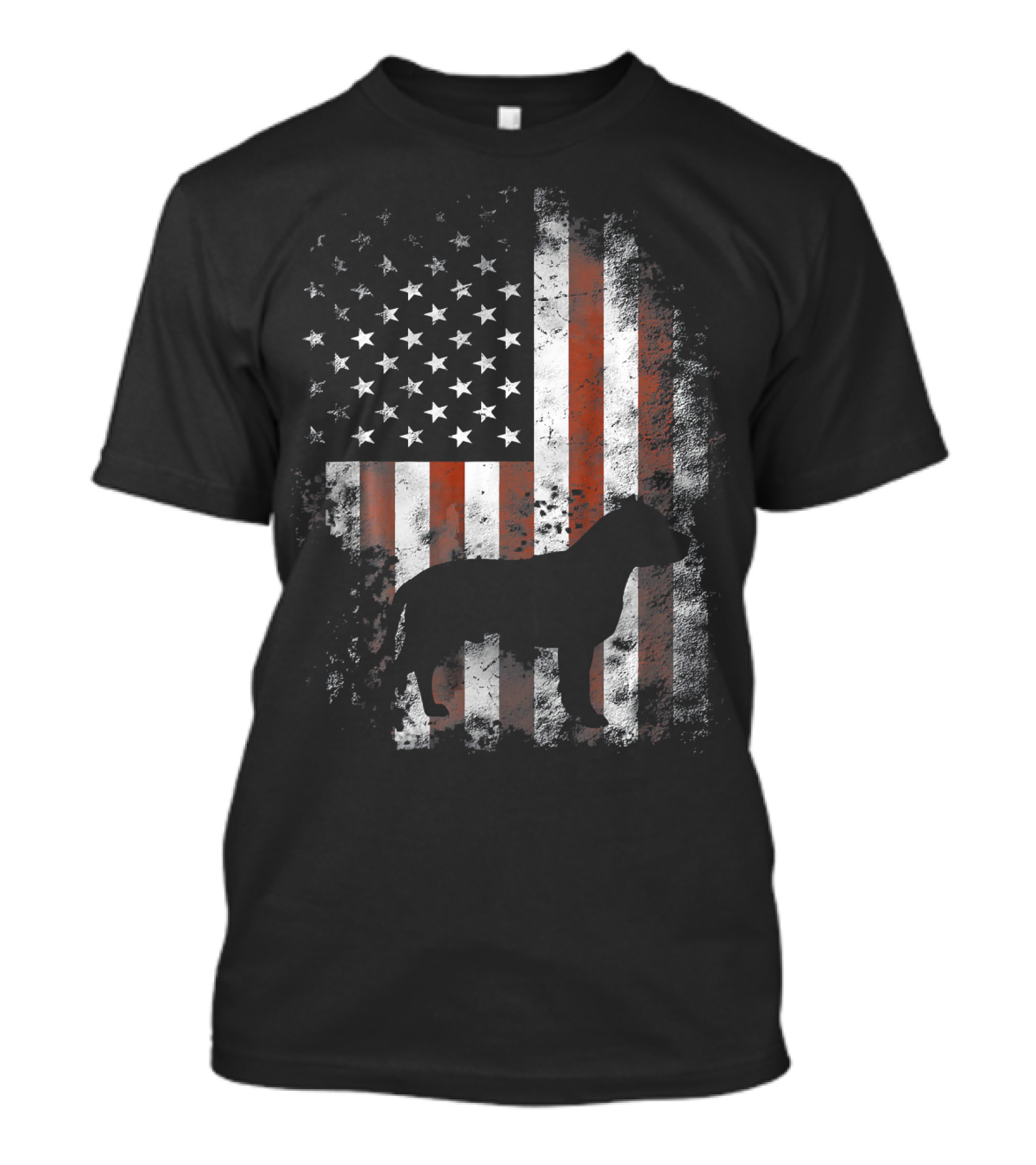 American Pitbull Terrier Flag T-Shirt