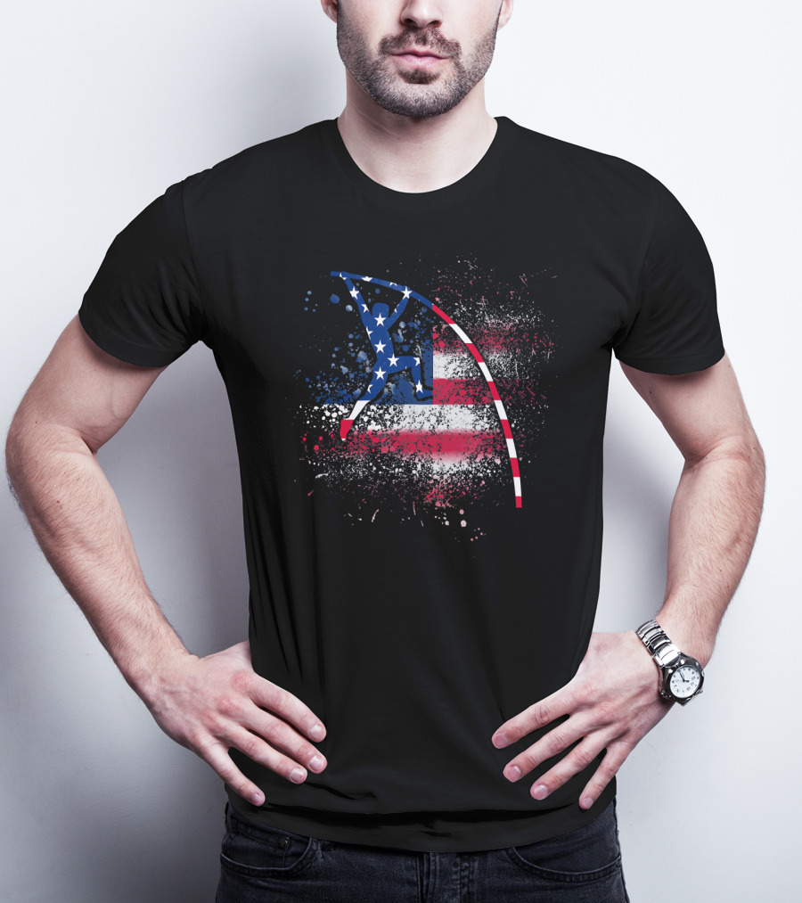 Independence Day Pole Vaulting T-Shirt