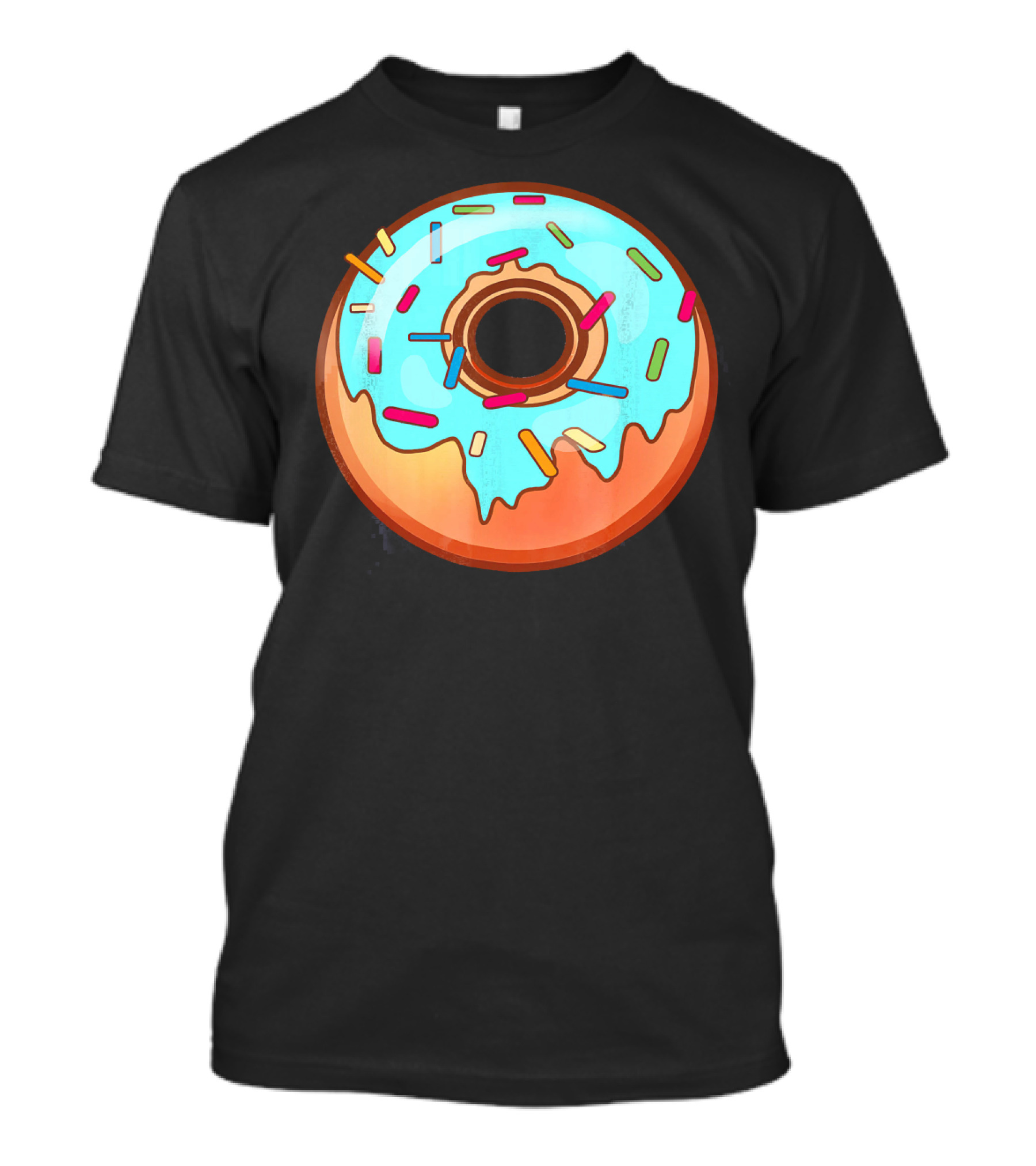 Humorous Mega Donut With Colorful Sprinkles T-Shirt