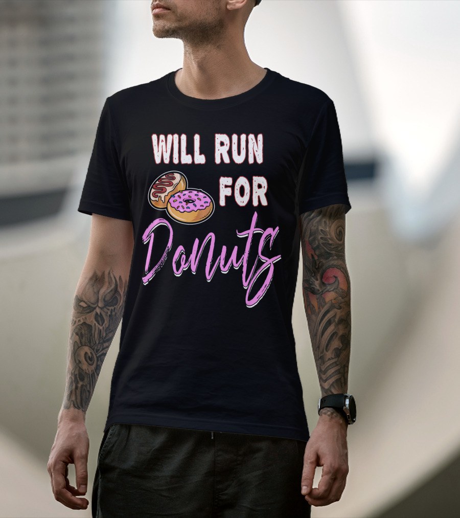 Will Run For Donuts Donut Lover's Delight T-Shirt