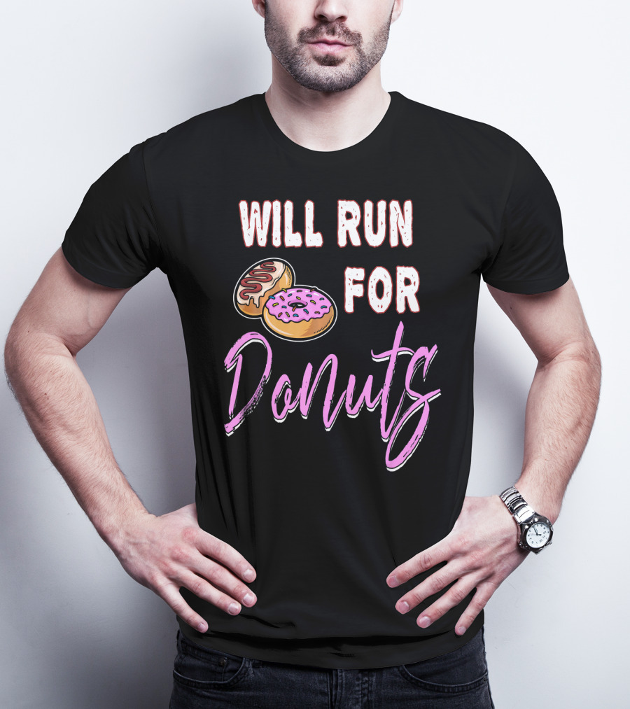 Will Run For Donuts Donut Lover's Delight T-Shirt