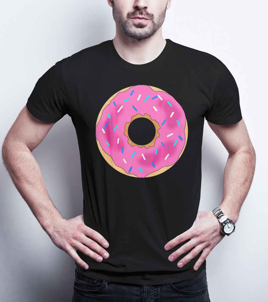 Donut Girls Tod Pink Frosted Sprinkles T-Shirt