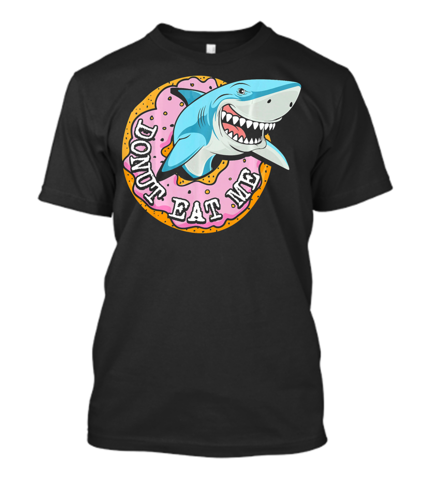 Donut Eat Me Shark Ocean Me T-Shirt