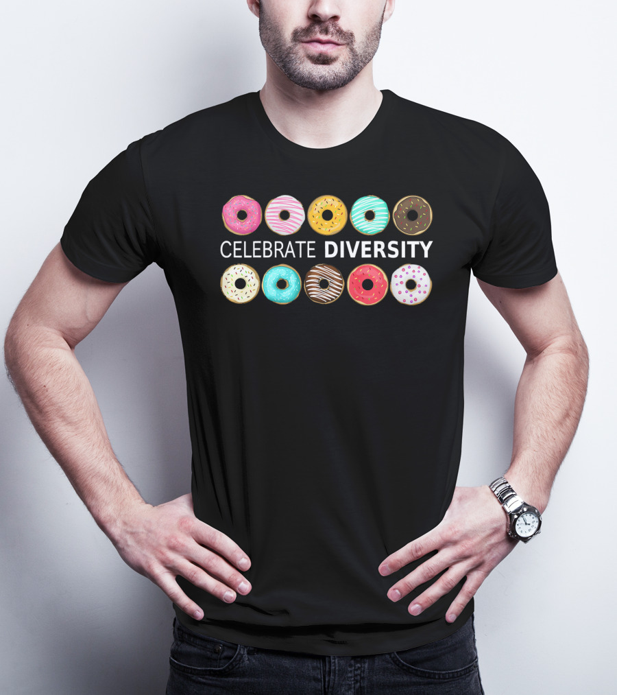 Celebrate Diversity With Colorful Donut Sprinkles T-Shirt