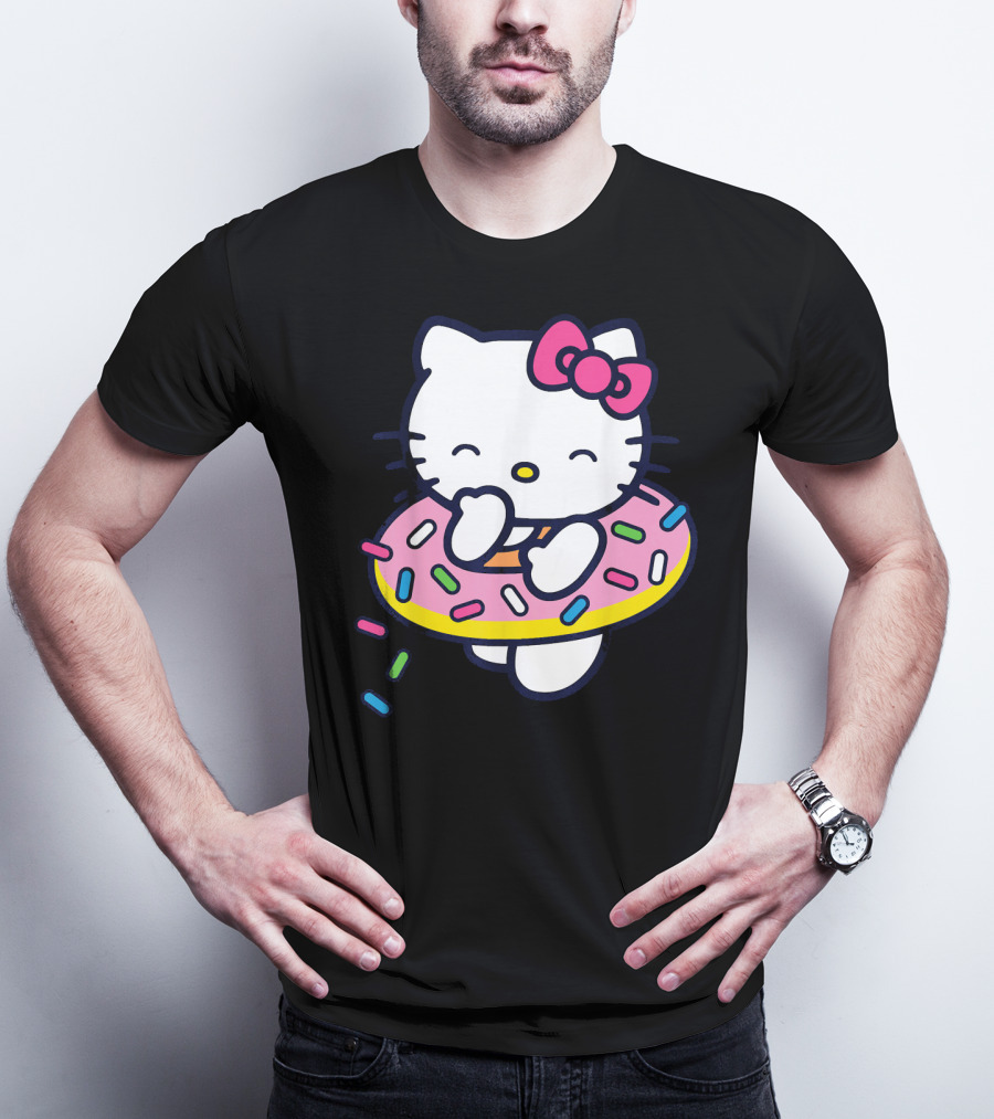 Hello Kitty Donut Floaty With Sprinkles Summer T-Shirt