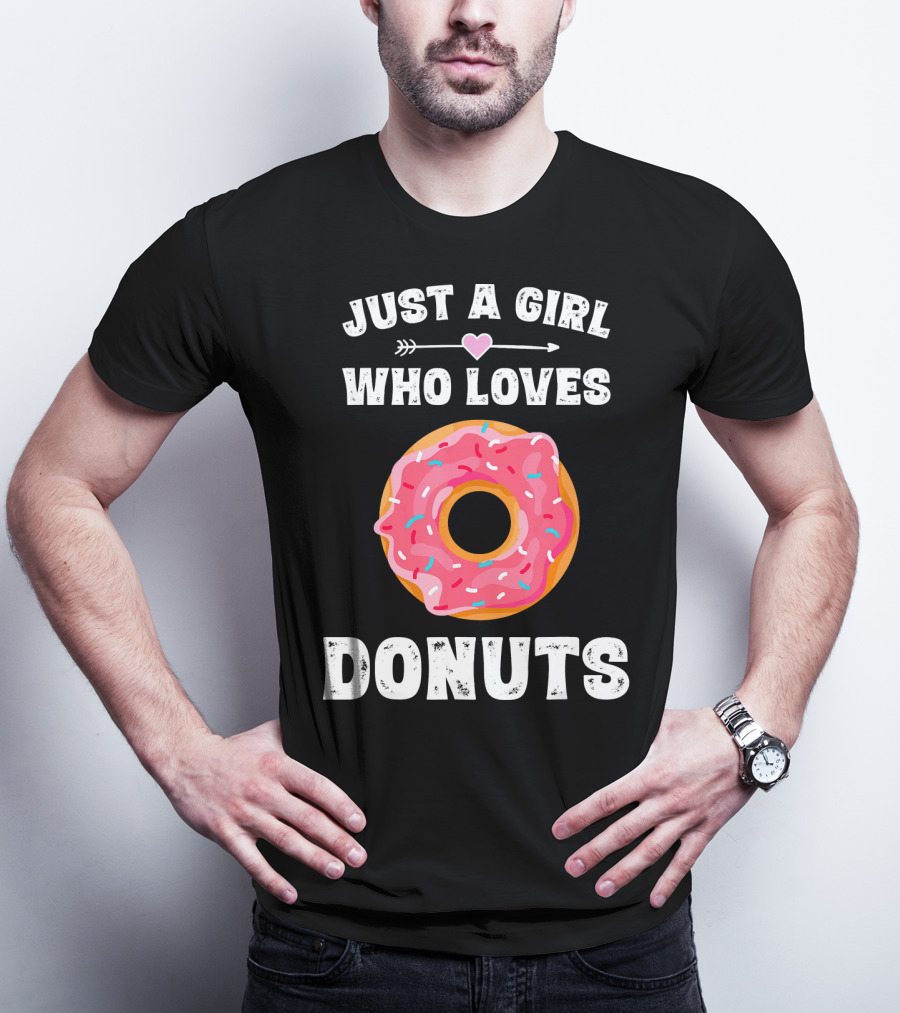 Just A Girl Who Loves Donuts T-Shirt