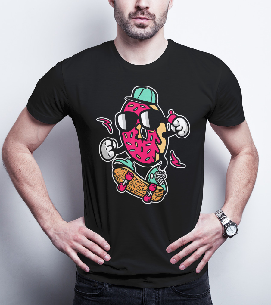 Skateboard Donut Urban T-Shirt