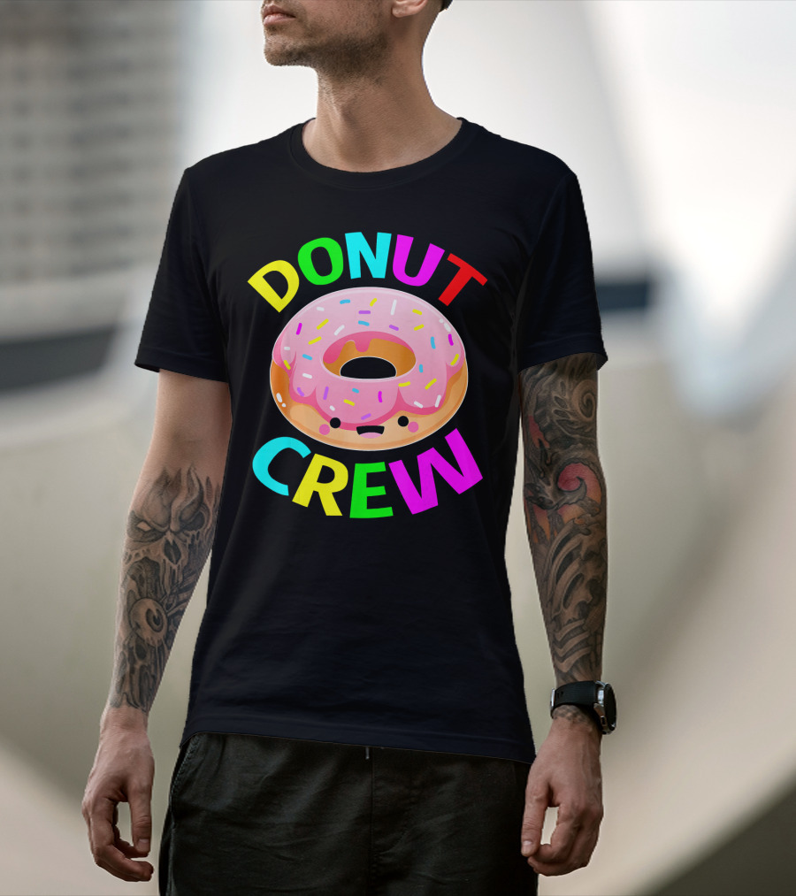 Donut Crew Birthday Celebration Party T-Shirt