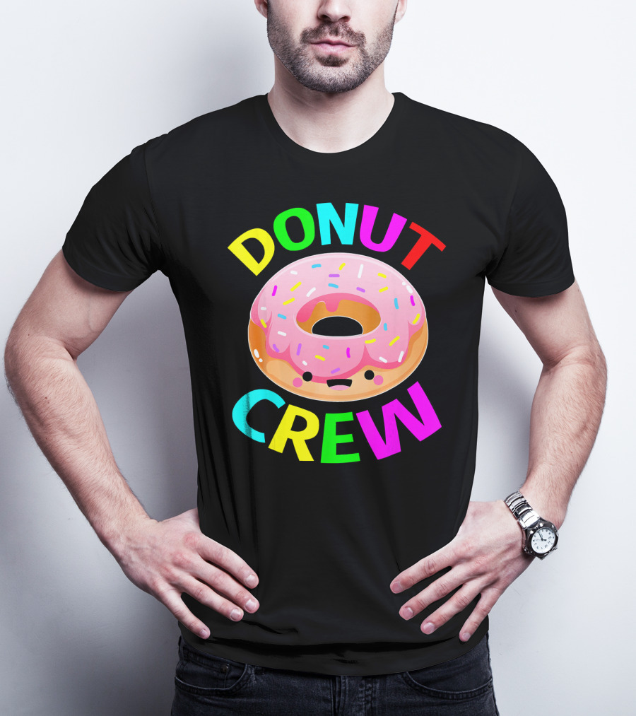 Donut Crew Birthday Celebration Party T-Shirt