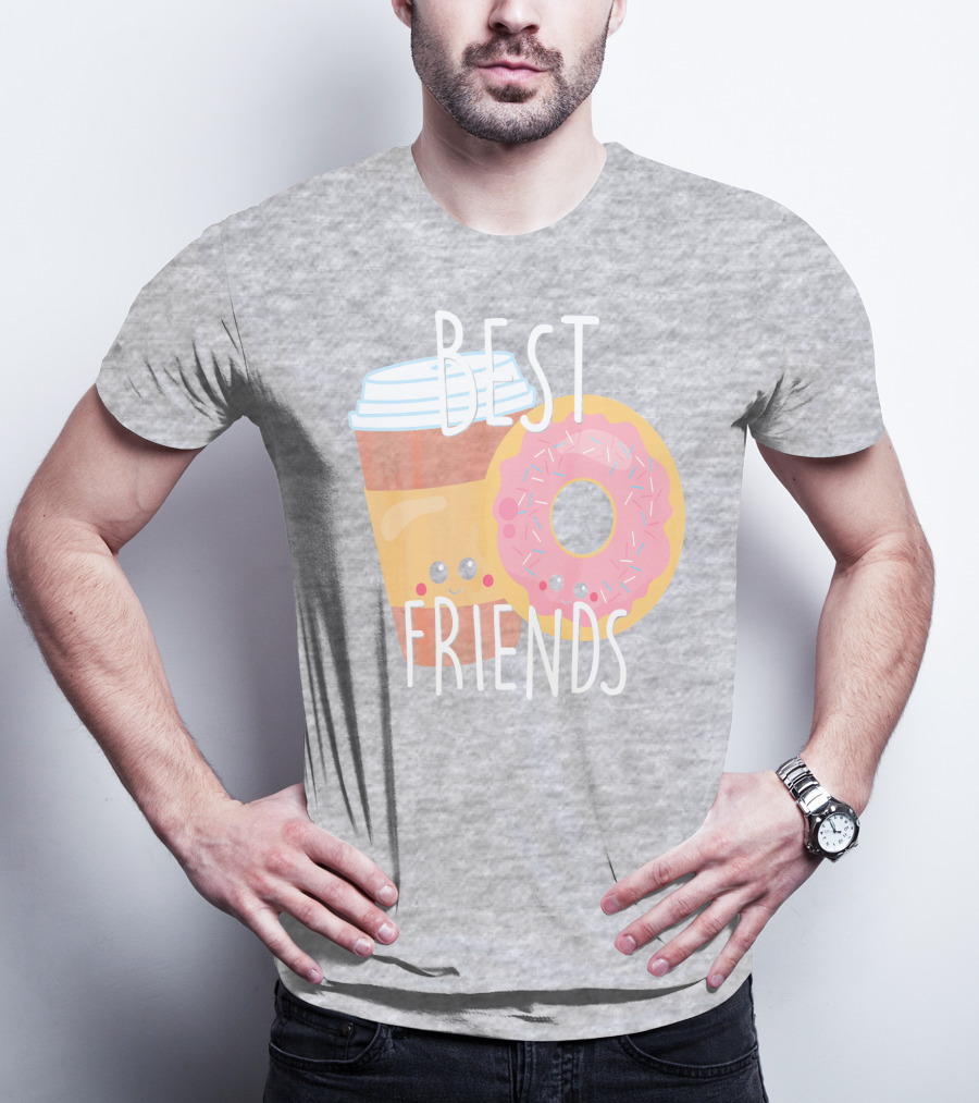 Best Friends Coffee And Donut Perfect Pairing T-Shirt
