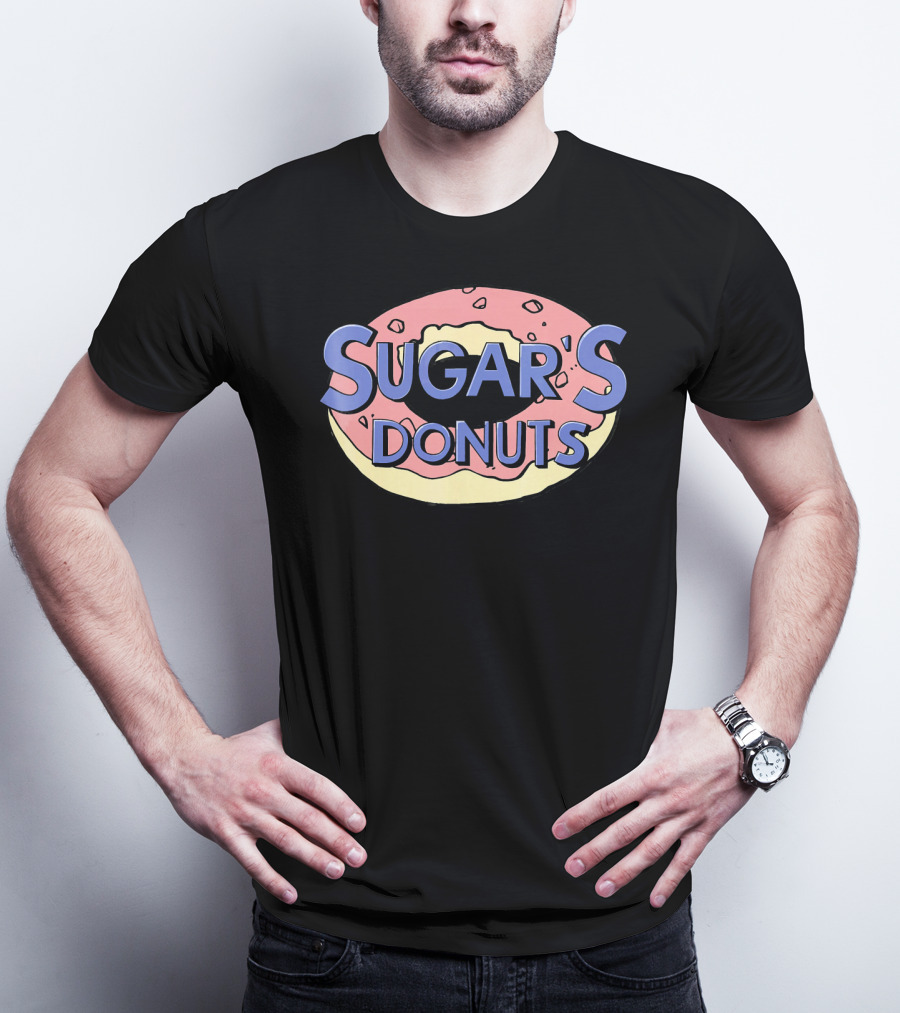 Marvel Captain Marvel Sugar's Donuts Grap Donut T-Shirt