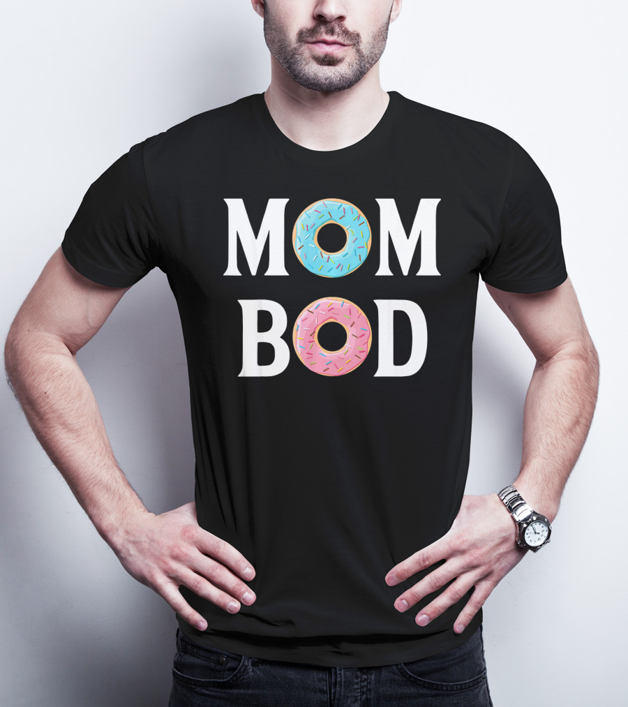 Mom Bod Donut Lover Sprinkle T-Shirt