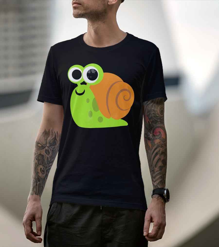 Cute Snail Emoji Lovers Shell T-Shirt