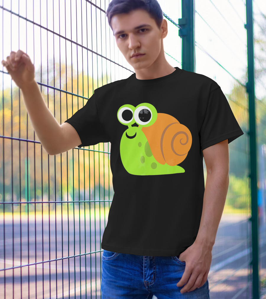 Cute Snail Emoji Lovers Shell T-Shirt