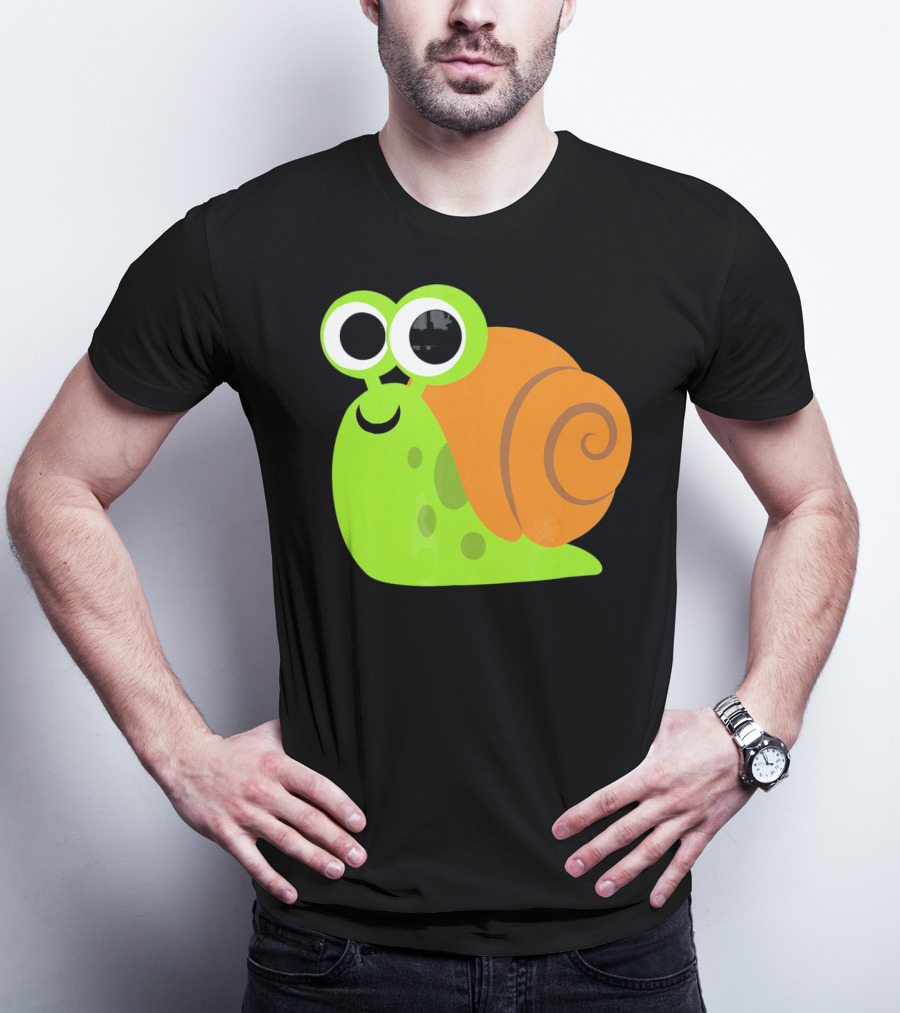 Cute Snail Emoji Lovers Shell T-Shirt