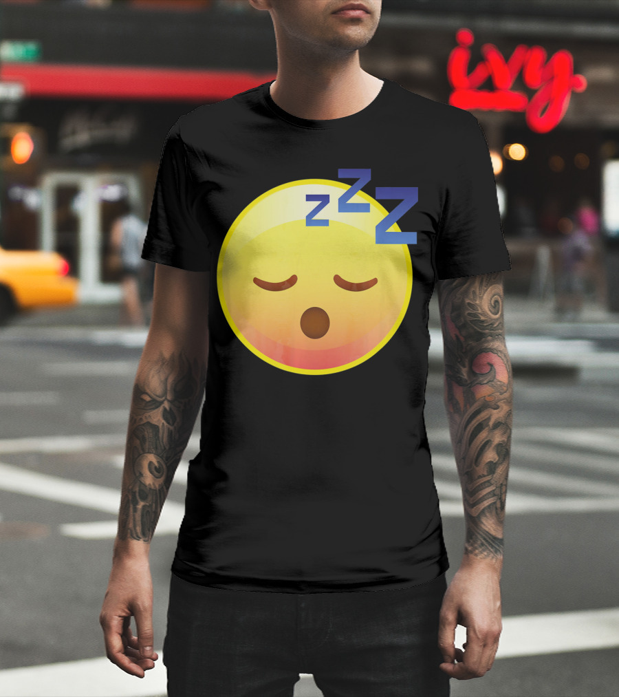 Cute Sleeping Emoji Perfect Zzz T-Shirt