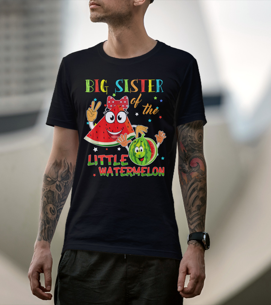 Big Sister Of The Little Watermelon T-Shirt