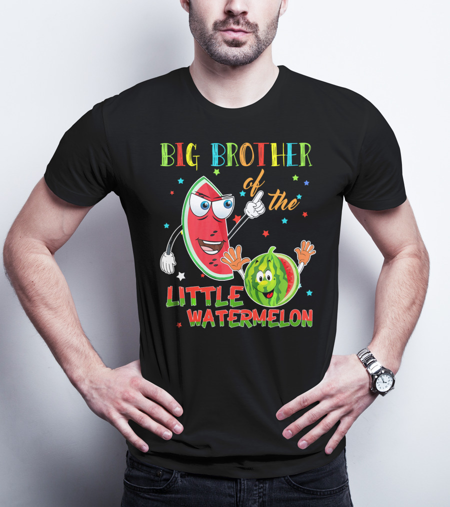 Big Brother Of The Little Watermelon Birthday T-Shirt