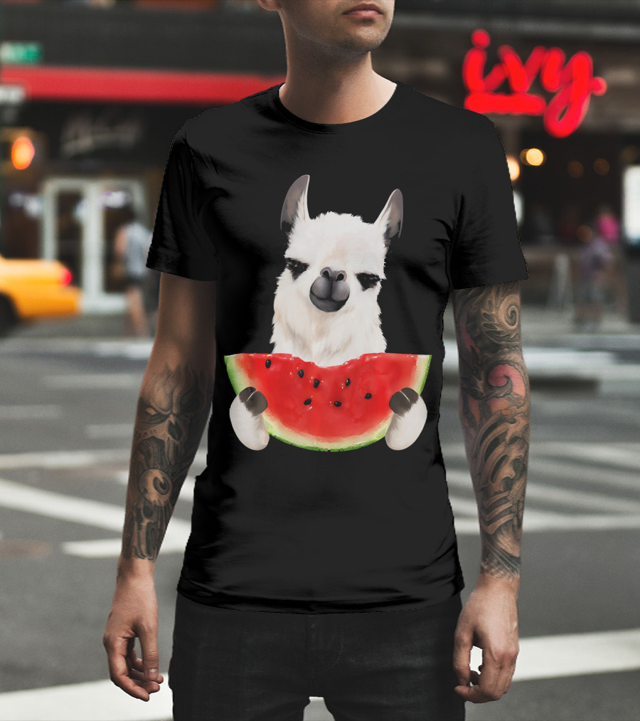 Llama Llama Loves Watermelon T-Shirt
