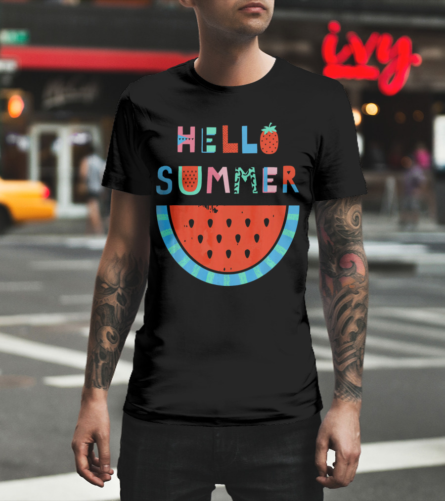 Hello Summer Fun Watermelon T-Shirt