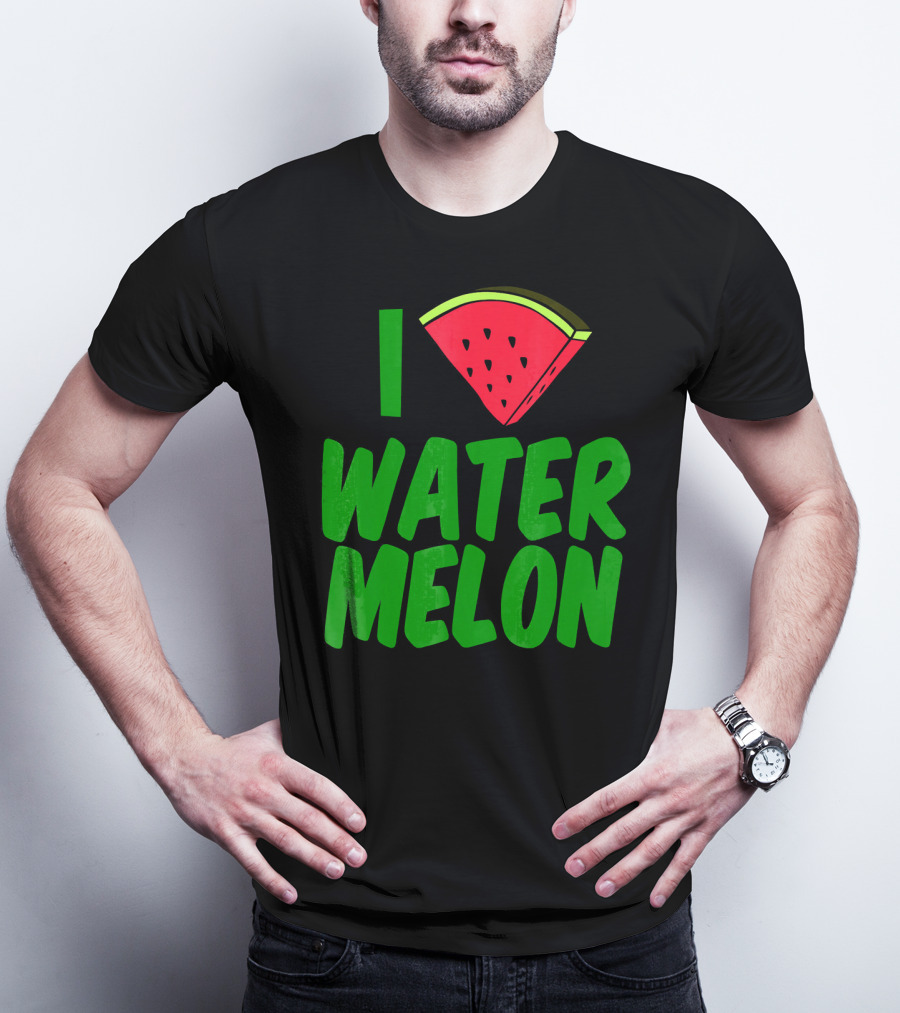 I Love Watermelon Slice Top T-Shirt