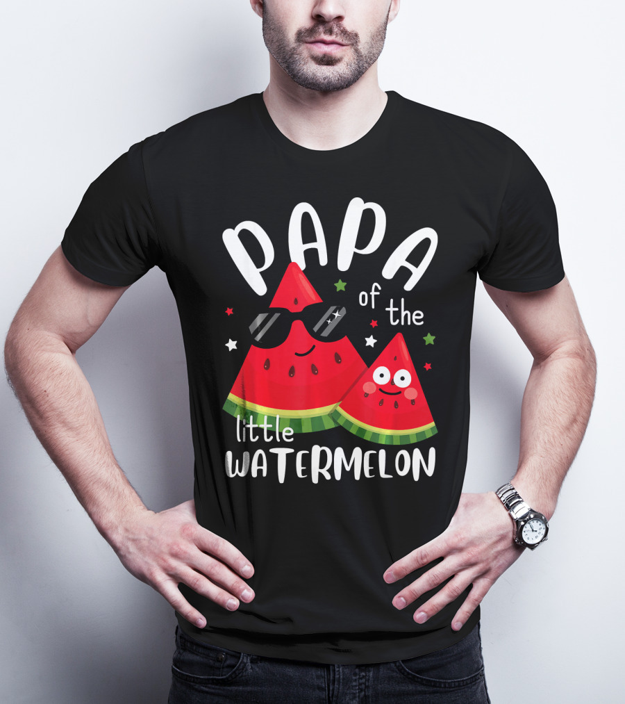 Papa Of The Little Watermelon T-Shirt