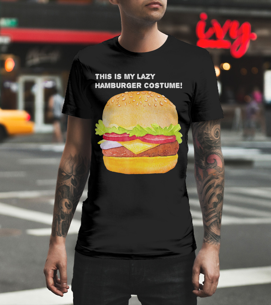 This Is My Lazy Hamburger Costume T-Shirt