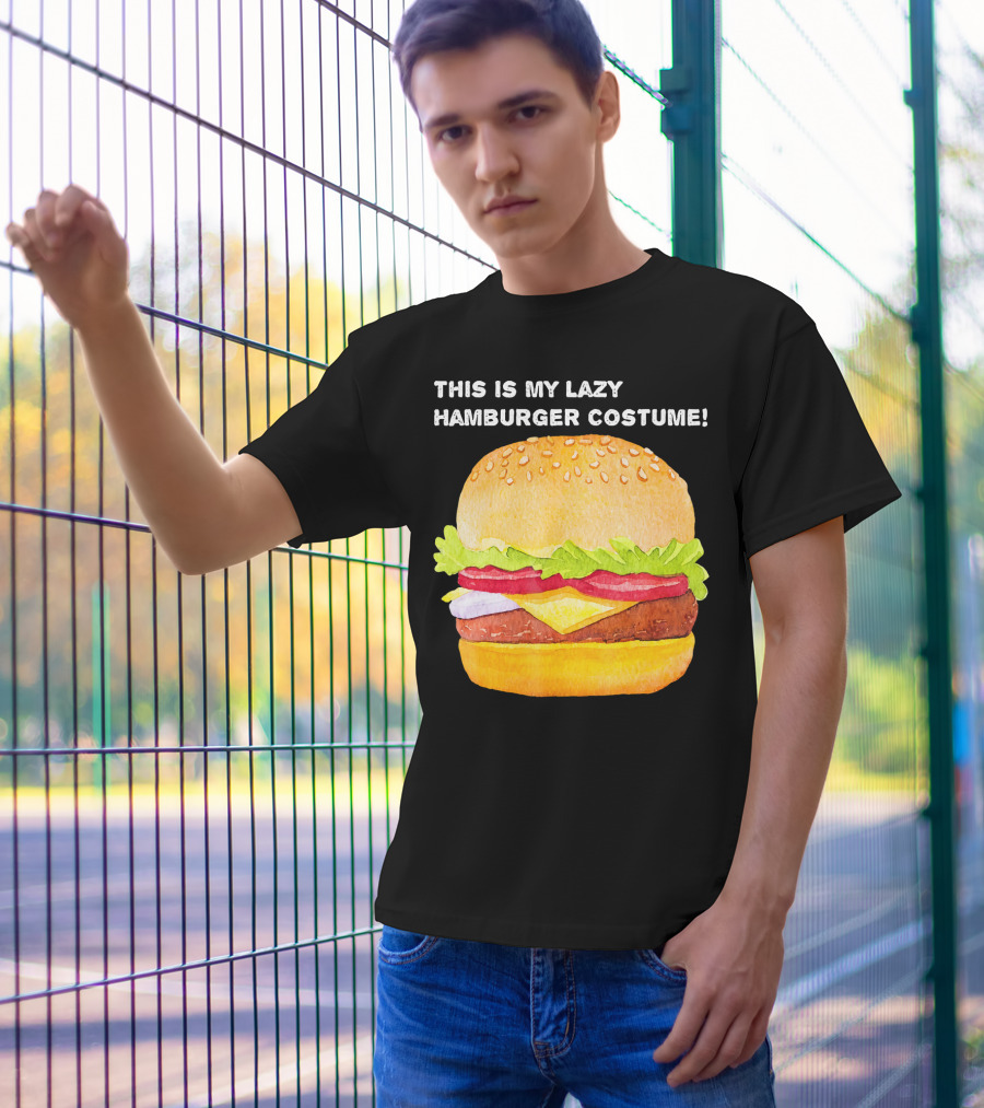 This Is My Lazy Hamburger Costume T-Shirt