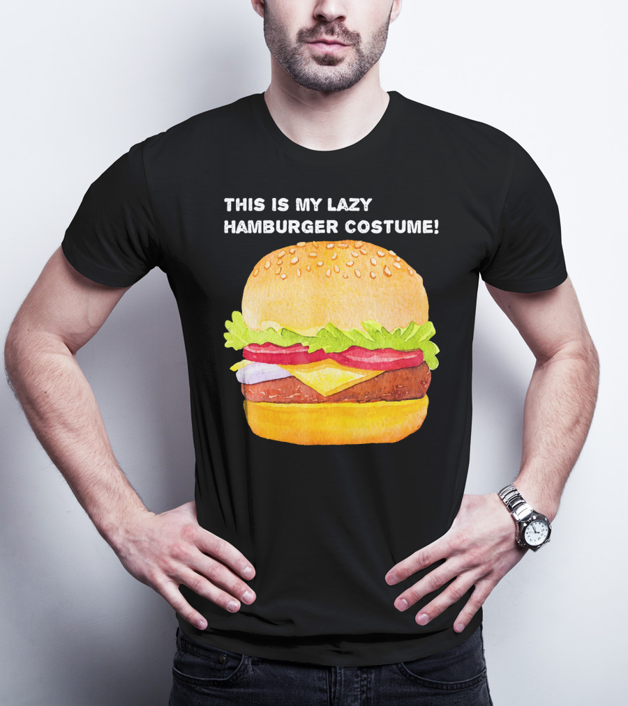 This Is My Lazy Hamburger Costume T-Shirt