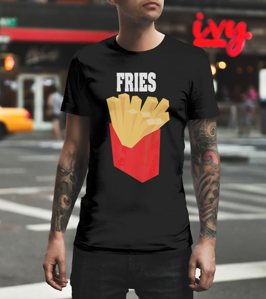 FRIES French Fries Box T-Shirt