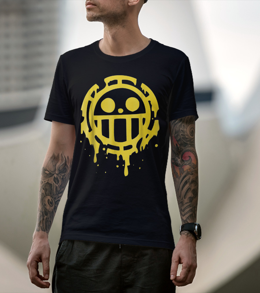 Heart Pirates Trafalgar D. Law Jolly Roger One Piece Crew T-Shirt