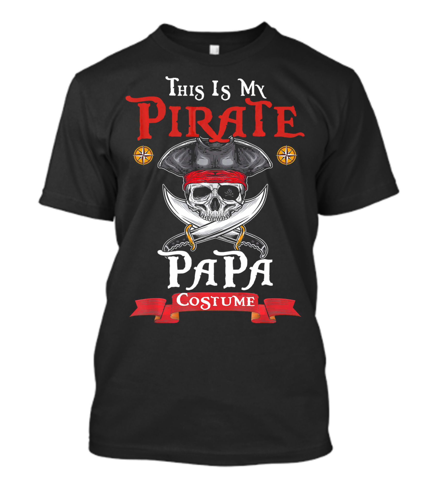 This Is My Pirate Papa Costume T-Shirt