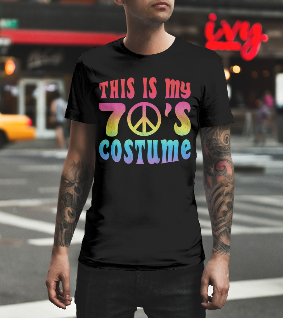 This Is My 70's Peace Sign Costume T-Shirt