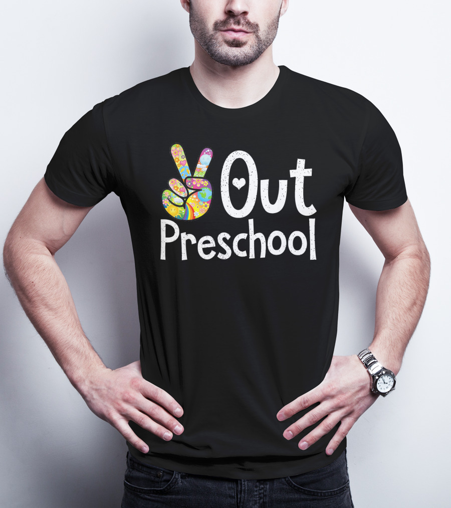 Peace Out Preschool Graduation T-Shirt