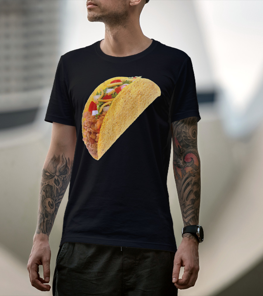 Taco Costume Mexican Food Hard Shell Taco T-Shirt