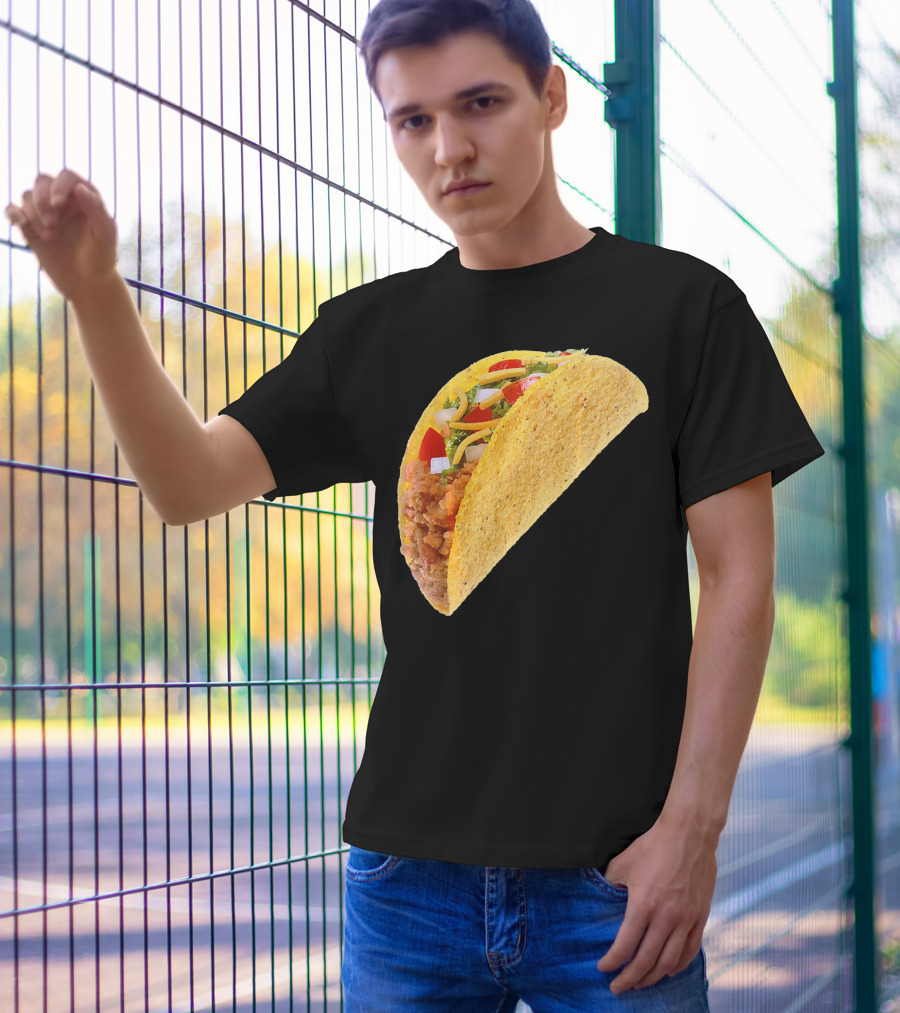 Taco Costume Mexican Food Hard Shell Taco T-Shirt