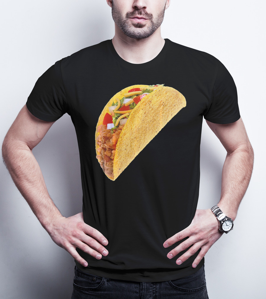 Taco Costume Mexican Food Hard Shell Taco T-Shirt