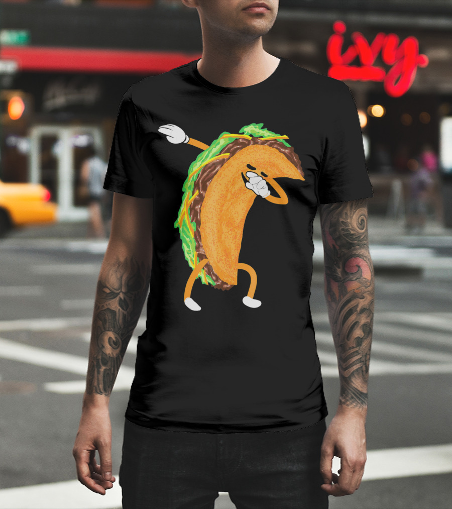 Dabbing Taco Cute Taco Cinco De Mayo Fun T-Shirt