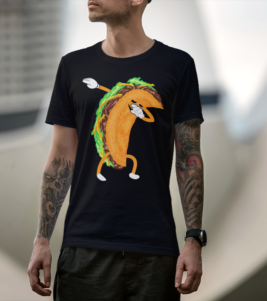 Dabbing Taco Cute Taco Cinco De Mayo Fun T-Shirt