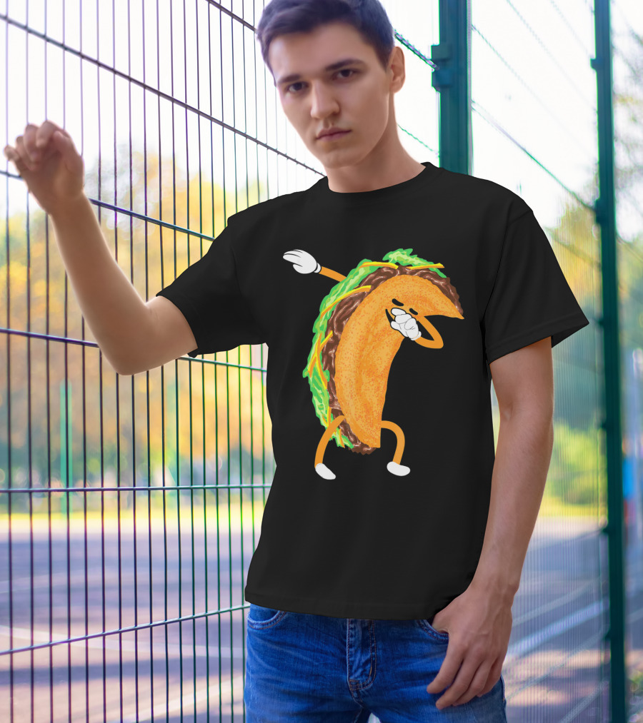 Dabbing Taco Cute Taco Cinco De Mayo Fun T-Shirt