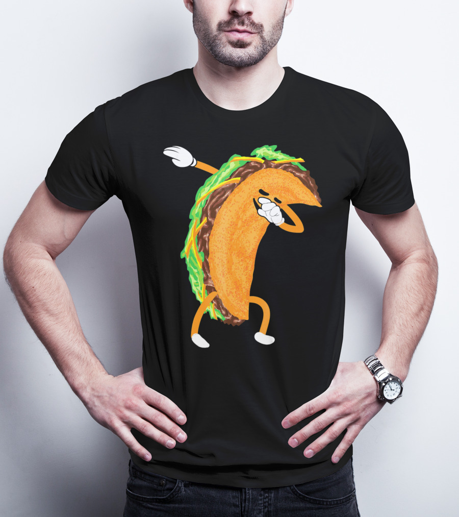 Dabbing Taco Cute Taco Cinco De Mayo Fun T-Shirt