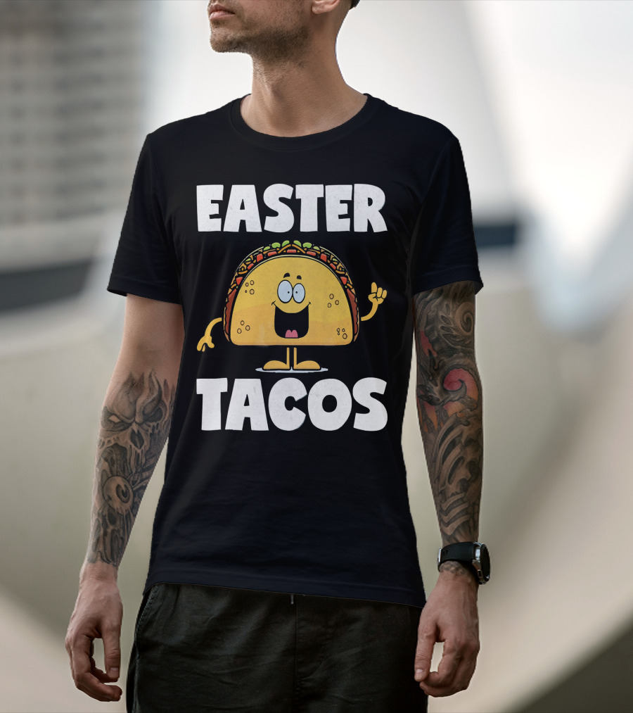 Easter Tacos Vintage Funny Easter T-Shirt