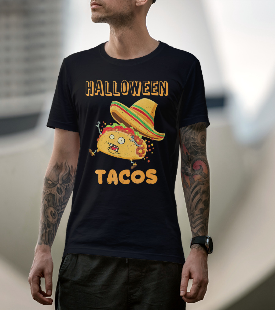 Halloween Tacos Zombie Costume T-Shirt