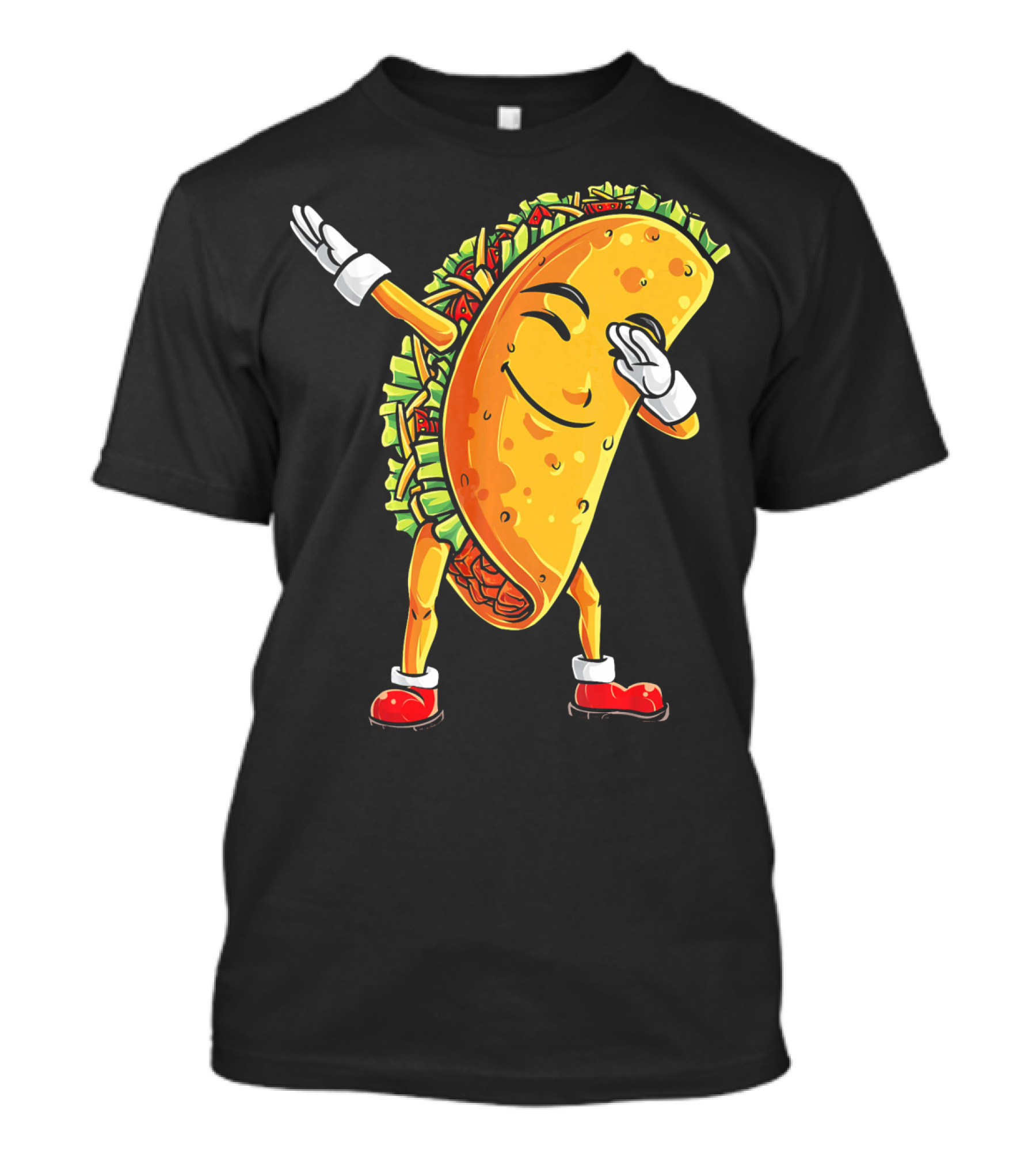 Funny Dabbing Taco Cinco De Mayo Mexican T-Shirt