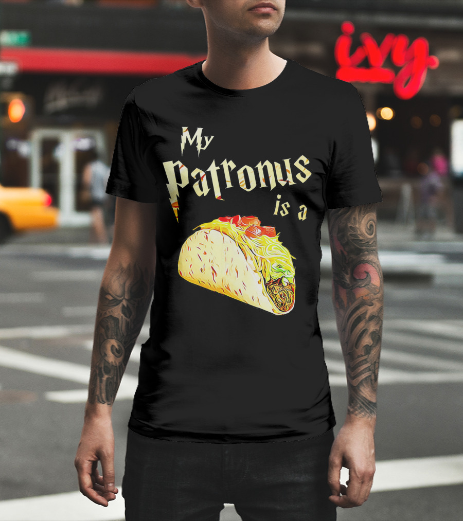 My Patronus Is A Taco Wizard Warlock Foo T-Shirt