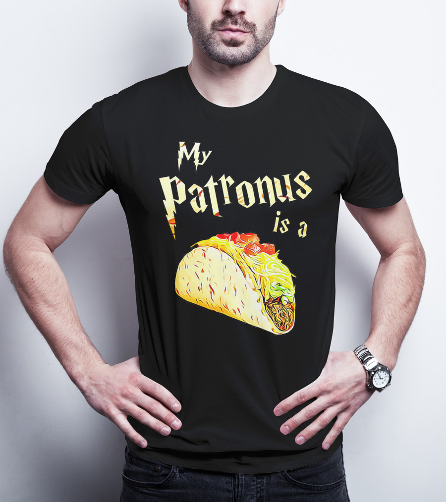 My Patronus Is A Taco Wizard Warlock Foo T-Shirt