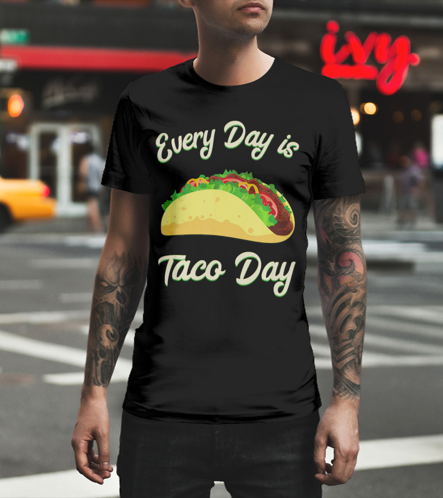 Every Day Is Taco Day Kids Plu T-Shirt