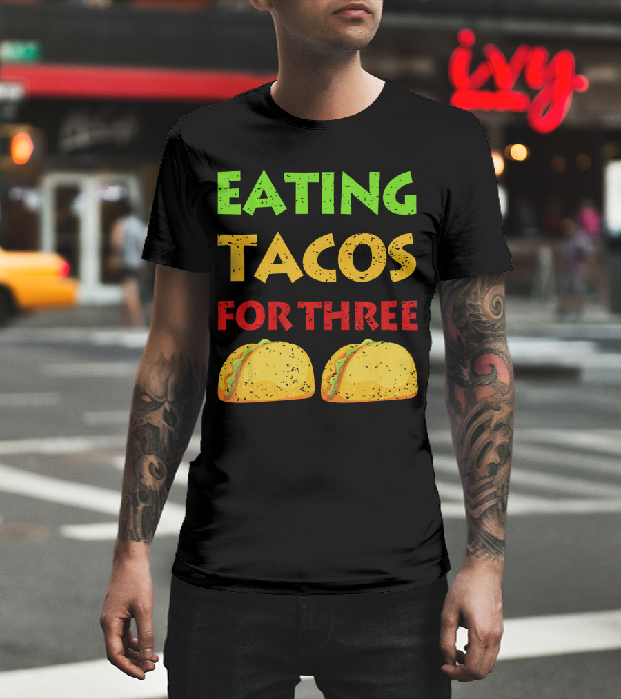 Moms Of Twins Eating Tacos For Three Mexi T-Shirt