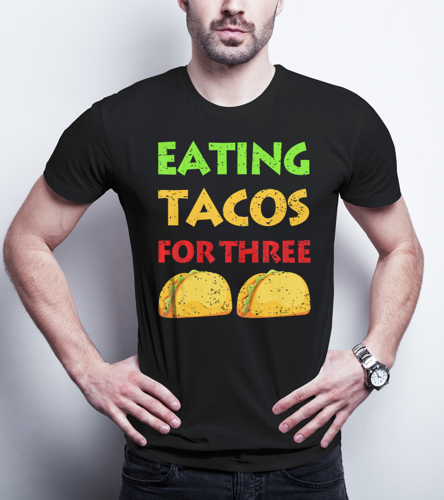 Moms Of Twins Eating Tacos For Three Mexi T-Shirt